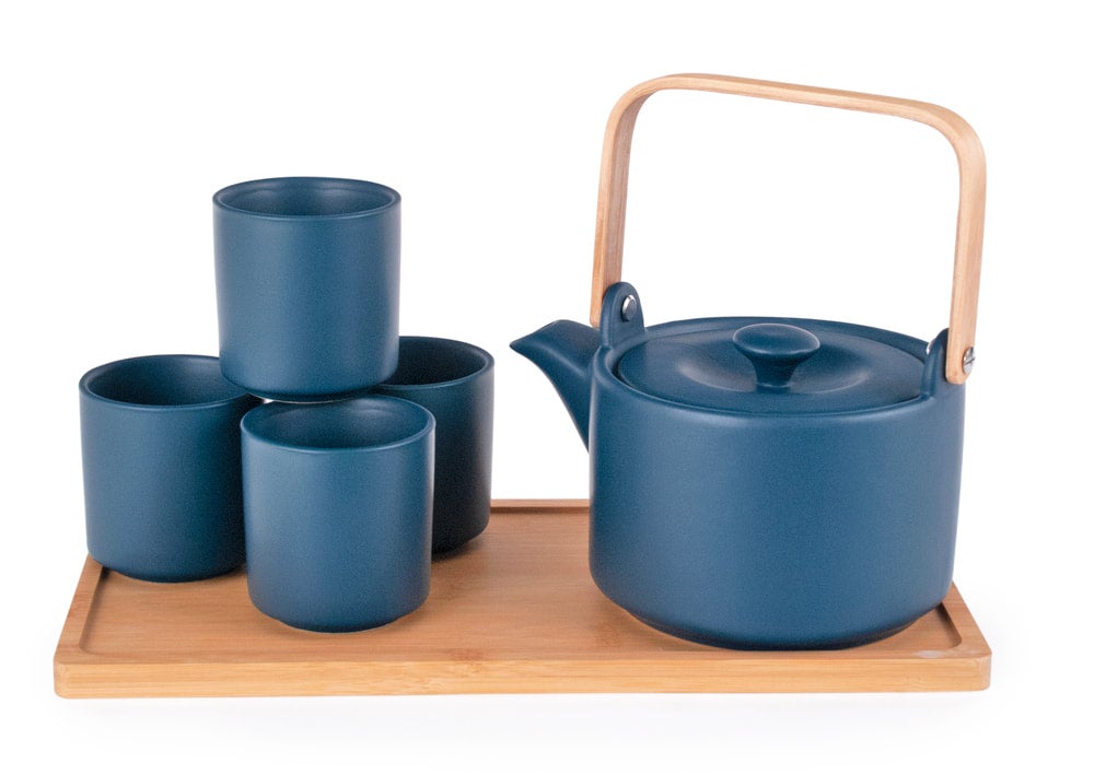 Matte Tea Set with Tray | Cup of Communitea